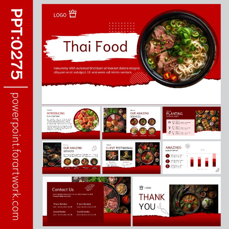 Template PowerPoint สวยๆ เรียบหรู มินิมอล