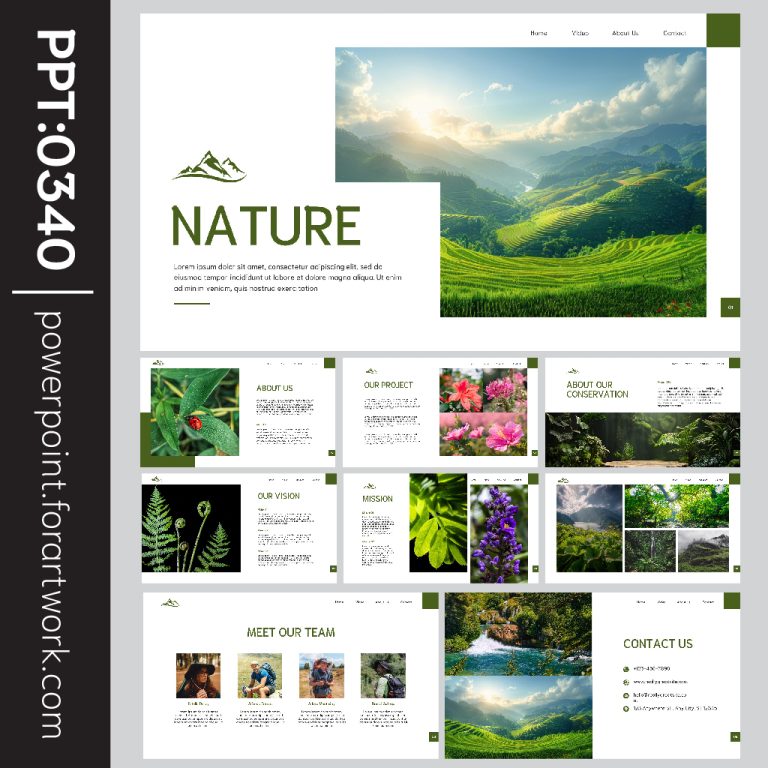 Template PowerPoint สวยๆ เรียบหรู มินิมอล