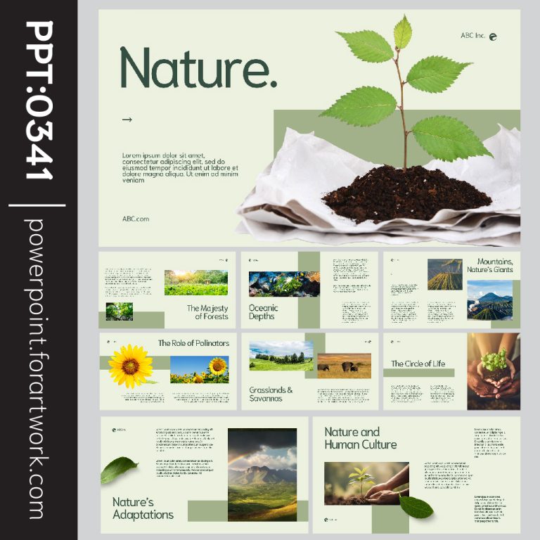 Template PowerPoint สวยๆ เรียบหรู มินิมอล